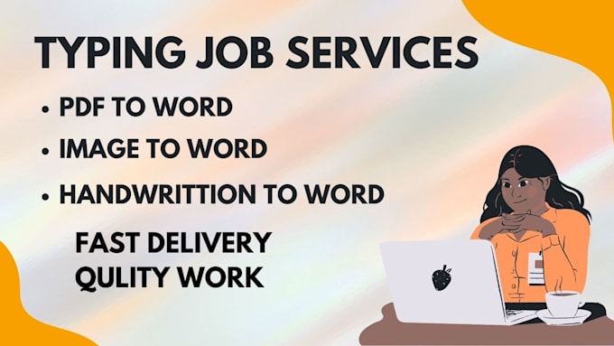 Do accurate fast typing of 50 pages within 24hours by Afreen2023 | Fiverr