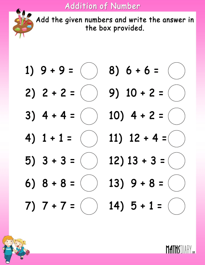 Create custom math worksheets by Peehud | Fiverr
