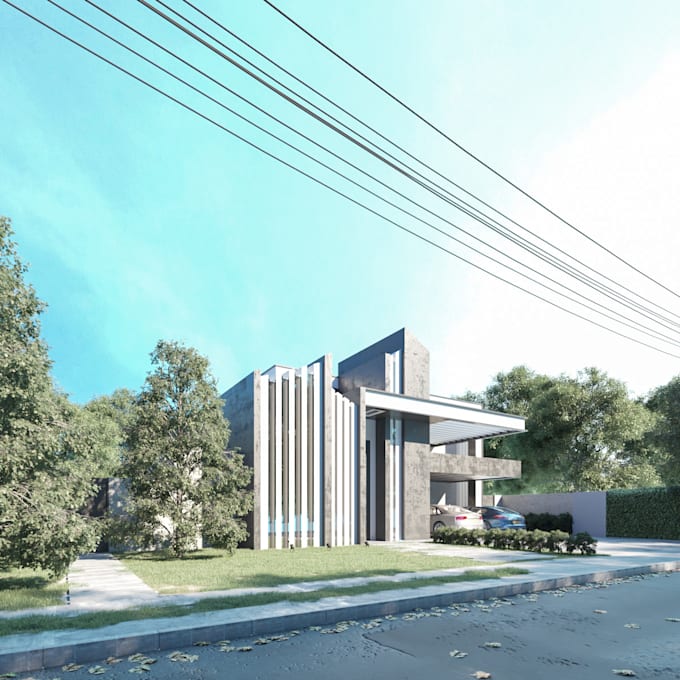 Design your dream home with 3d modeling and rendering by Suliman_hawara ...