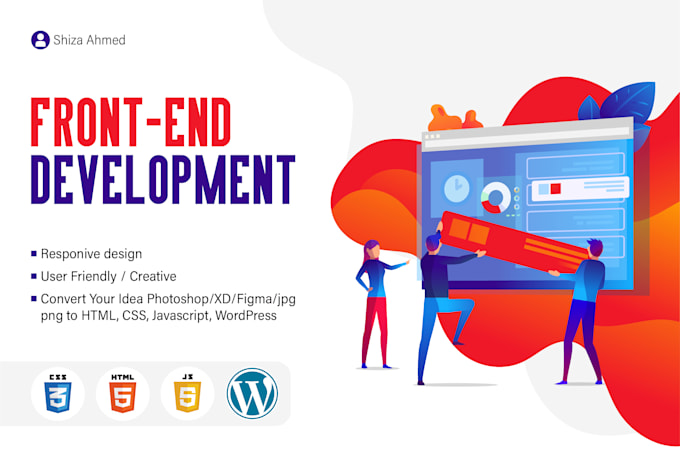 Build responsive websites using html, css, javascript by Shizaahmad654 ...
