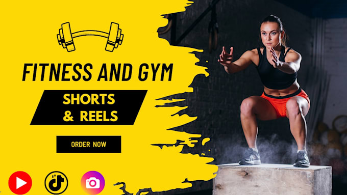 Create highly engaging fitness shorts and reels by Trend_craft | Fiverr