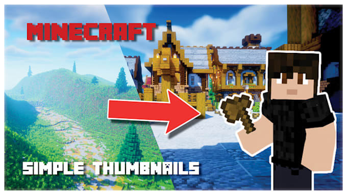 Create simple minecraft thumbnails by Carlosguzman791 | Fiverr