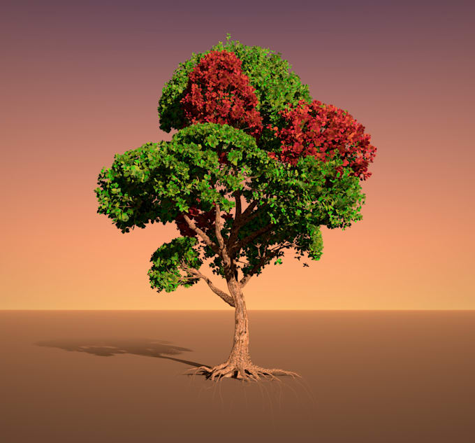 Make any tree 3d model you want by Swarnimdass | Fiverr