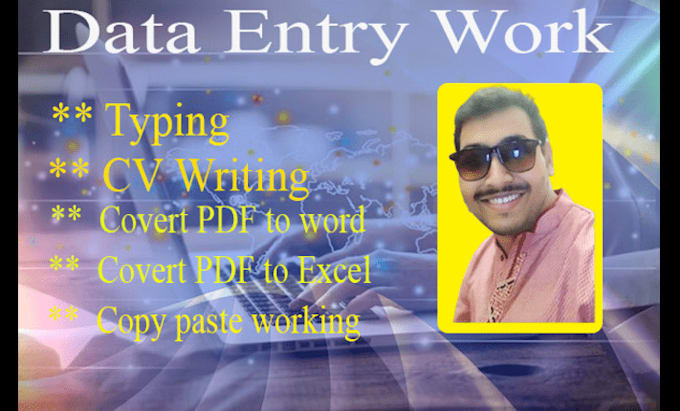 Do ms word typing, excel, convert pdf to word, by Morsalin_pro | Fiverr