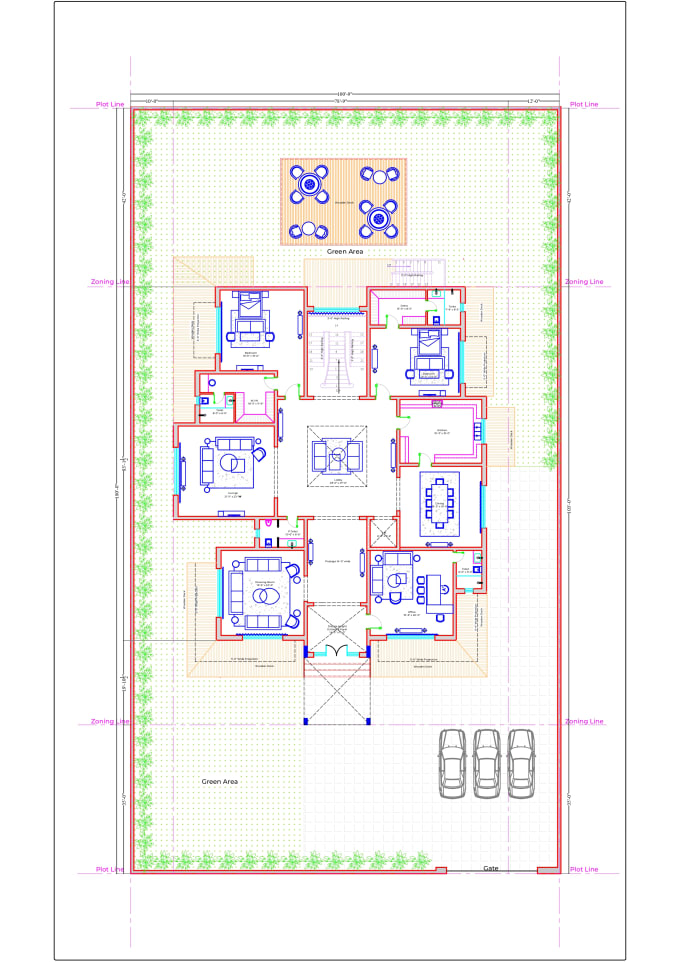 Do 2d and 3d floor plans with maximum space by Sharma_sachin05 | Fiverr