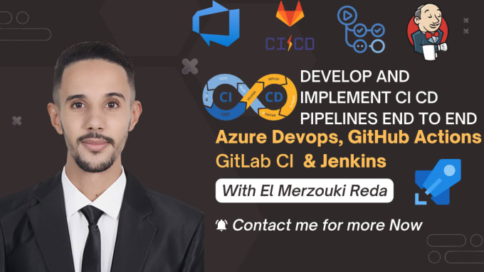 Develop and implement ci cd pipelines end to end by Elmerzouki48 | Fiverr Develop and implement ci cd pipelines end to end by Elmerzouki48 | Fiverr
