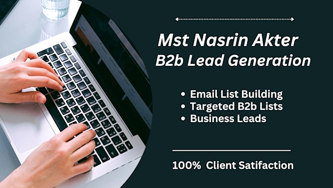 Do provide b2b lead generation and data entry for any industry by Digitalmarkerns | Fiverr