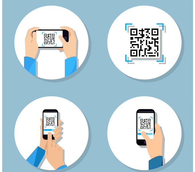 Design a custom qr code with your logo in vector ai svg by Issac785 ...