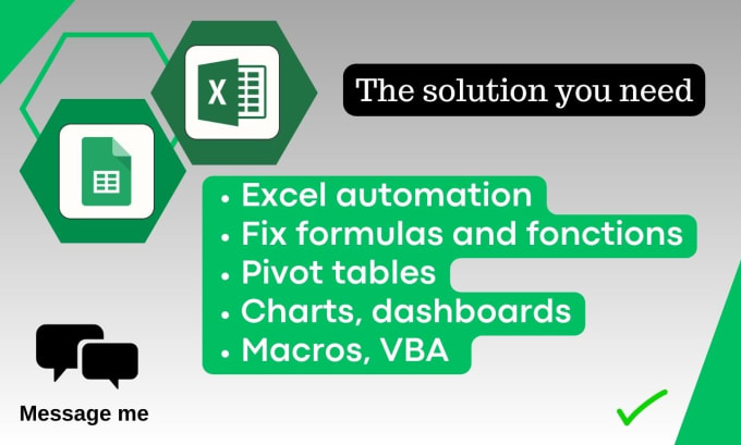 Create microsoft excel spreadsheets, vba, formulas expert by Youssef ... Create microsoft excel spreadsheets, vba, formulas expert by Youssef ...
