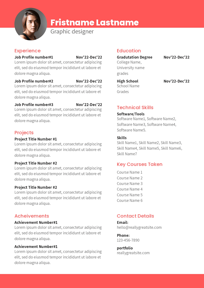 Make an optimized cv for you by Aseshraj561 | Fiverr