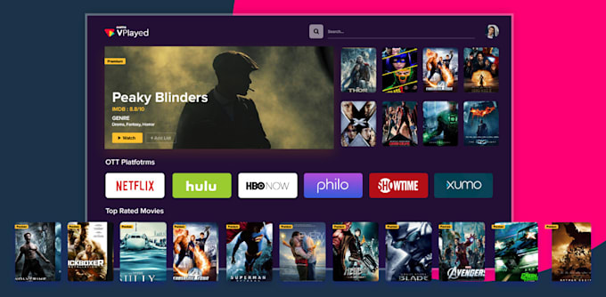 Build live streaming app, ott platform, vod, live tv channel apps by ...