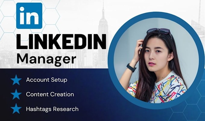 Be your linkedin manager, social media manager, or marketer by Digitals_solver | Fiverr