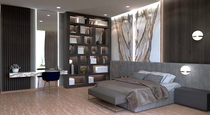 Design and render realistic interior spaces by Jessica_roblero | Fiverr