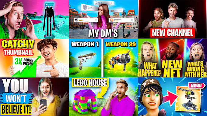 Do premium youtube thumbnail by Cristopher96 | Fiverr