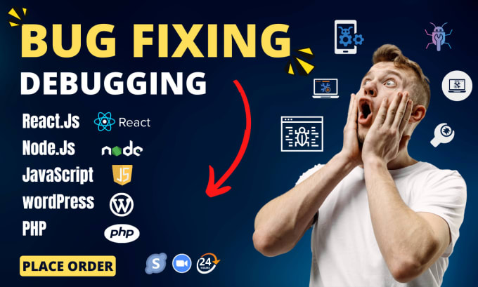 Do Bug Fix For Wordpress Javascript Reactjs Nodejs Html Css And Php Issue By Hamzasaleem323