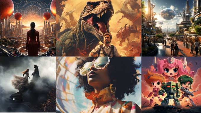 Create stunning ai art with midjourney ai by Litematix | Fiverr