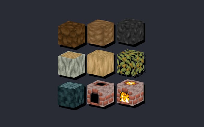 Make custom minecraft block textures by Modderg | Fiverr