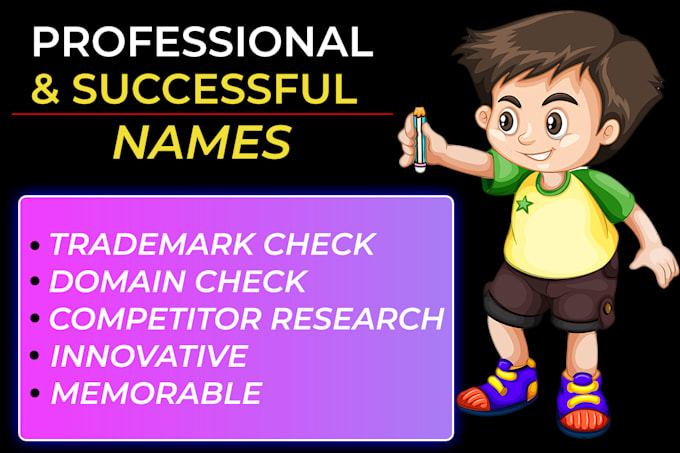 Suggest catchy business name, brand name, company name by ...