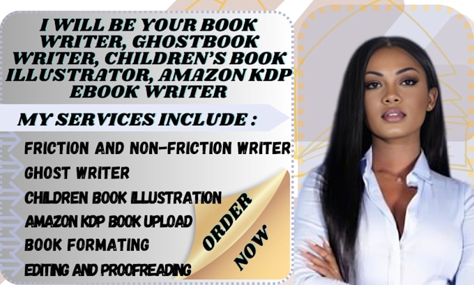 Be your book writer, ghostbook writer, children book illustrator, amazon kdp by Emilia_moore ...