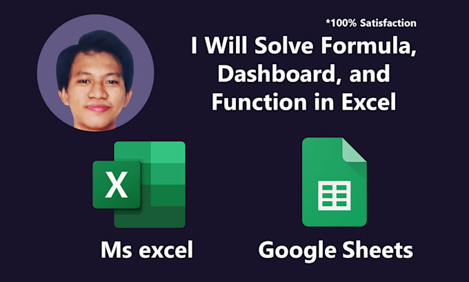 Create formula, dashboard, and function in excel by Josinsitinjak | Fiverr