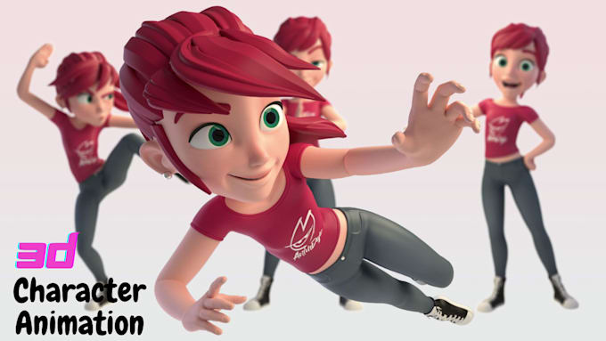 Do 3d character animation and 3d modeling in maya, blender for you by ...