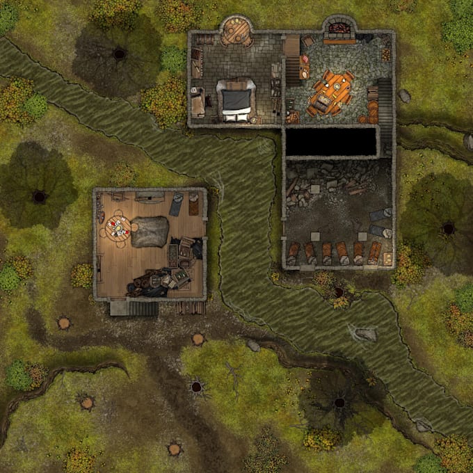 Make beautiful and practical fantasy ttrpg maps by Carlosprodm | Fiverr