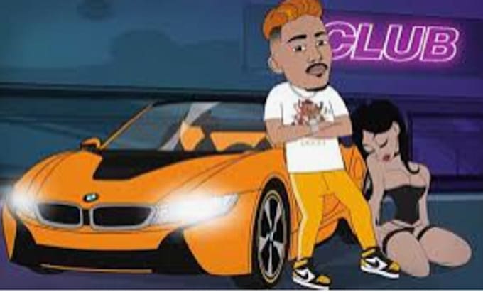 Make 2d cartoon music video animation 2d music vide0 2d animated music ...