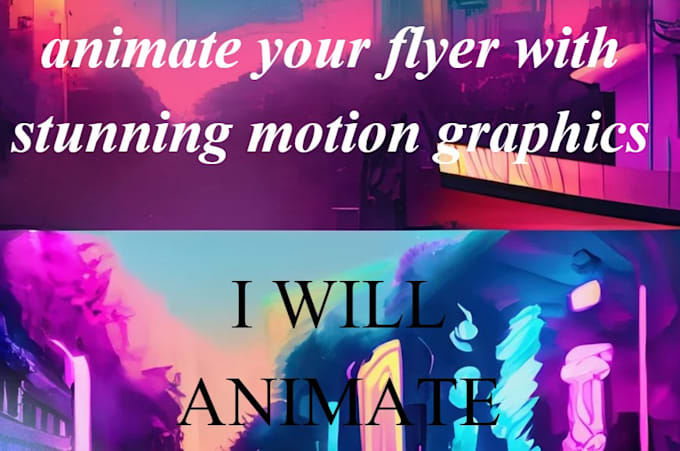 Created animated eye catching motion flyer motion poster by ...