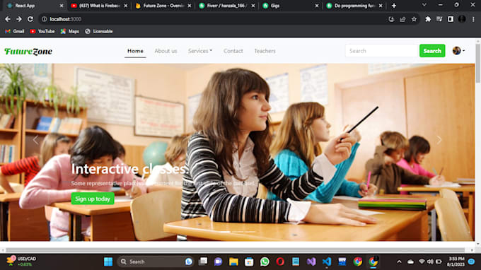 Be your frontend developer using react js and bootstrap by Hanzala_166 | Fiverr