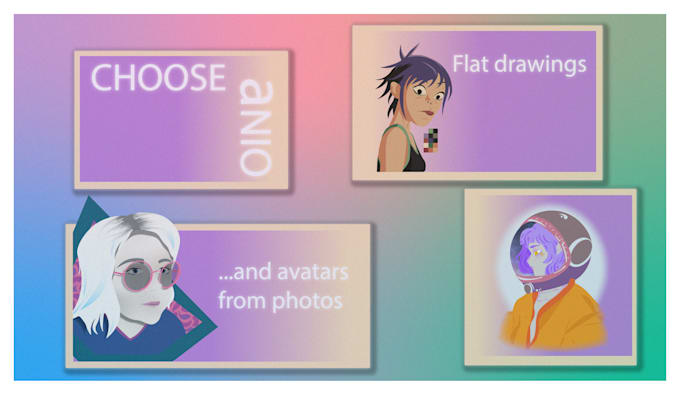 Create avatar and banners for streaming platform by Just_anio | Fiverr