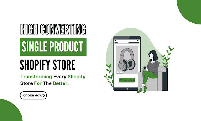 Develop high converting single product shopify store, one product store by Redtrails | Fiverr