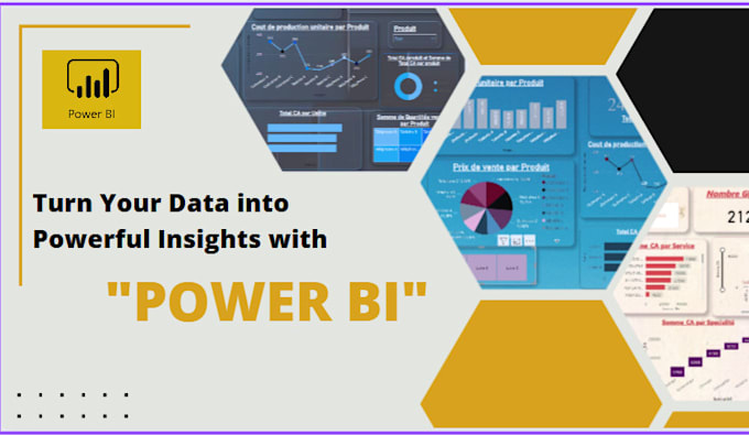 Power bi tableaux de bord impactants by Ayaghoujdam | Fiverr
