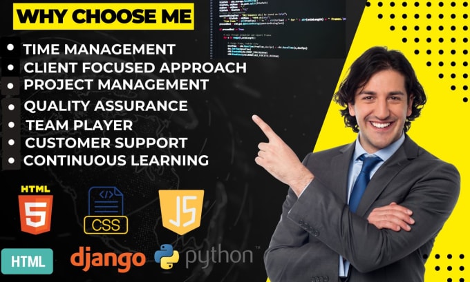 Expertly Develop Python Django Websites As A Full Stack Developer By