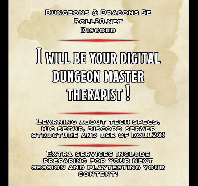 Coach you on digital dungeon mastering for dnd 5e by Supernerdsteve ...