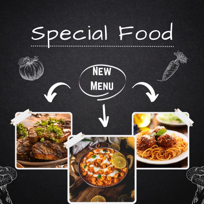 Design professional food menu and shining menu for your hotel by Fahad ...