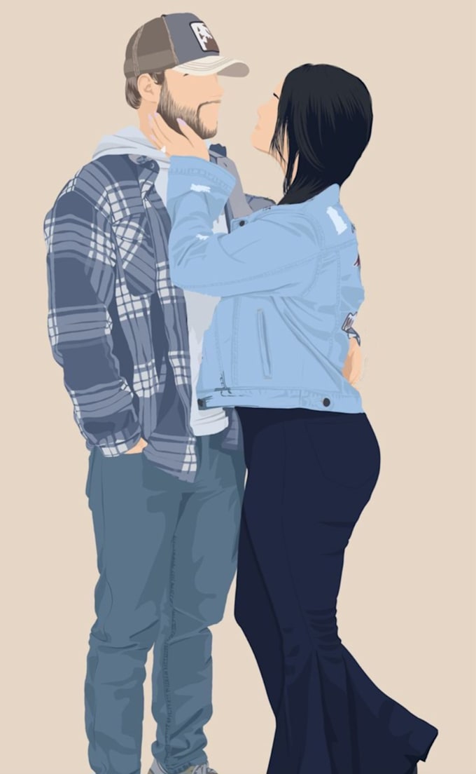 Draw unique human faceless digital figure drawing by Abik98 | Fiverr