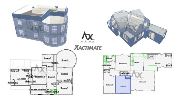 Create Fast Xactimate Sketches By Adjustxpert Fiverr