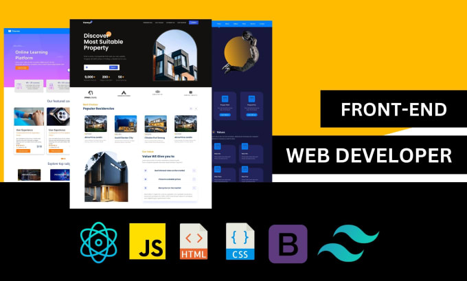 Be Your Frontend Web Developer Using React Javascript Html Css Tailwind Css By Sohelrana0854