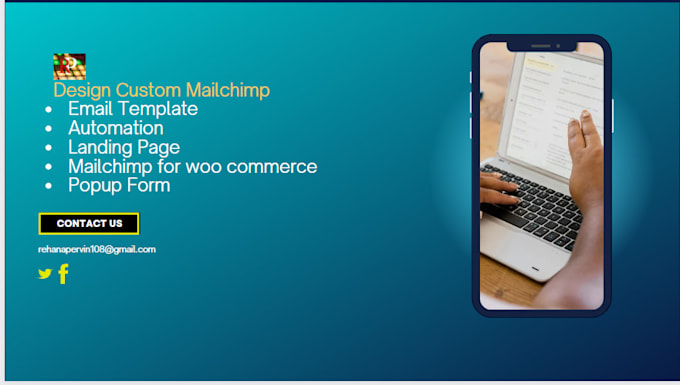 Create perfect mailchimp design, email design template for your ...