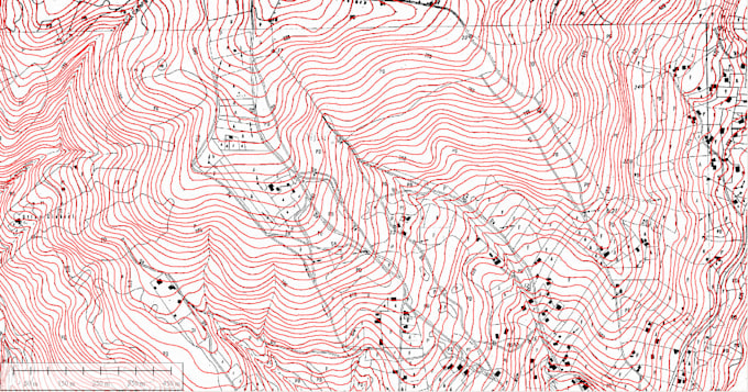 Do contour vector digitization in gis and cad formats by Geographgis ...