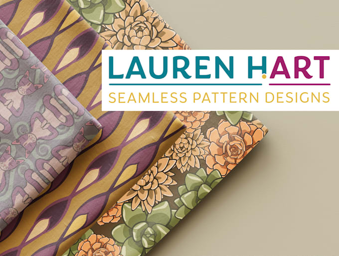 Create seamless vector textile repeat patterns by Laurenh_art | Fiverr