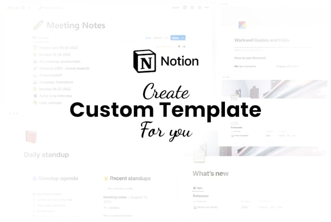 Create custom notion templates within 24 hours by Design_firm1 | Fiverr