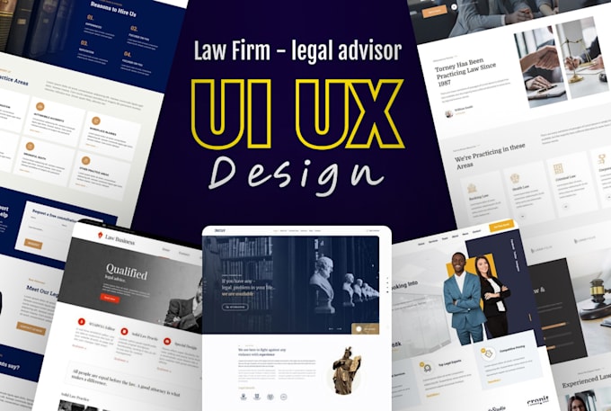 Design website for attorney, advocate, lawyer, legal advisor and law ...