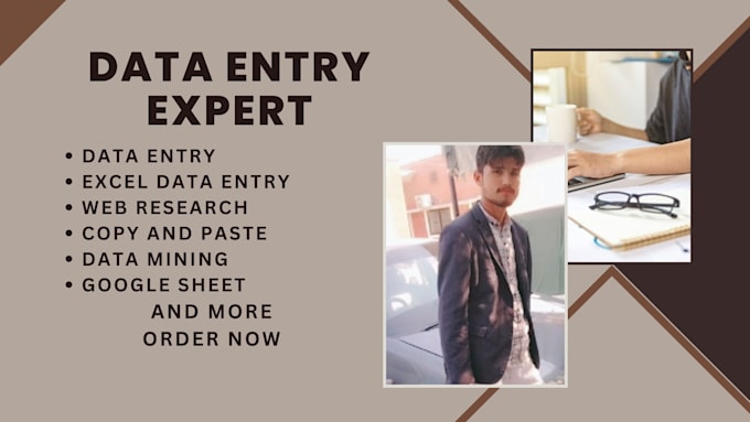 Do data entry, copy and paste, and web research by Arshad256 | Fiverr