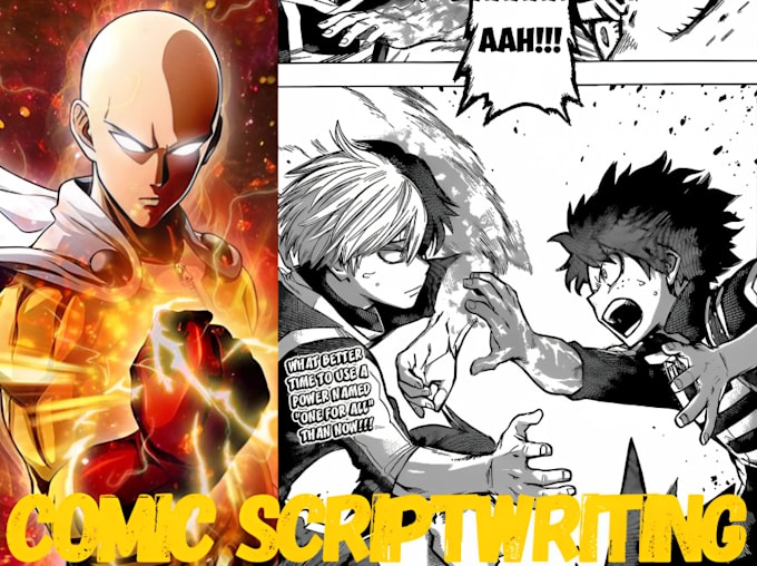 Comic book script anime manga manhwa comic recap script storyboard ...