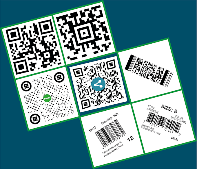 Design custom qr codes and barcodes in 1 hour by Rajuahmed1997 | Fiverr