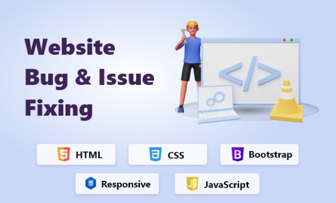 Fix html css design bugs on your site by Reyad360 | Fiverr