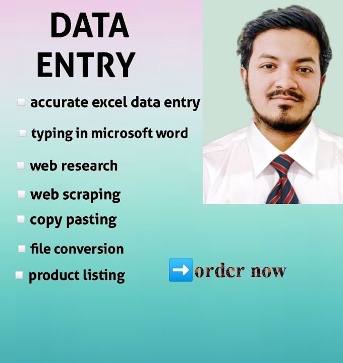 Do accurate excel data entry web research web scraping by Nihal14982 | Fiverr
