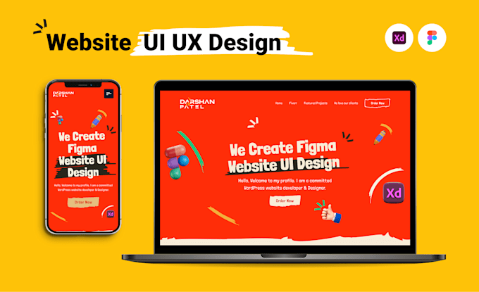 Figma website ui ux design or figma one pager design or figma website ...