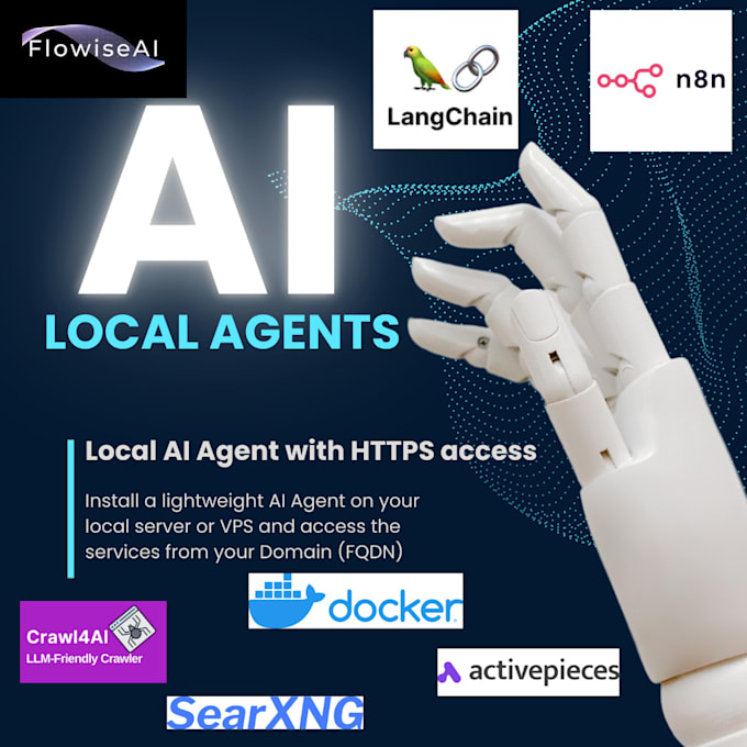 Install and configure ai agents platforms like flowise, n8n, open webui by Badrotky | Fiverr